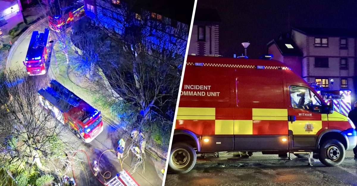 Multiple fire crews respond to flat fire in Southend high-rise