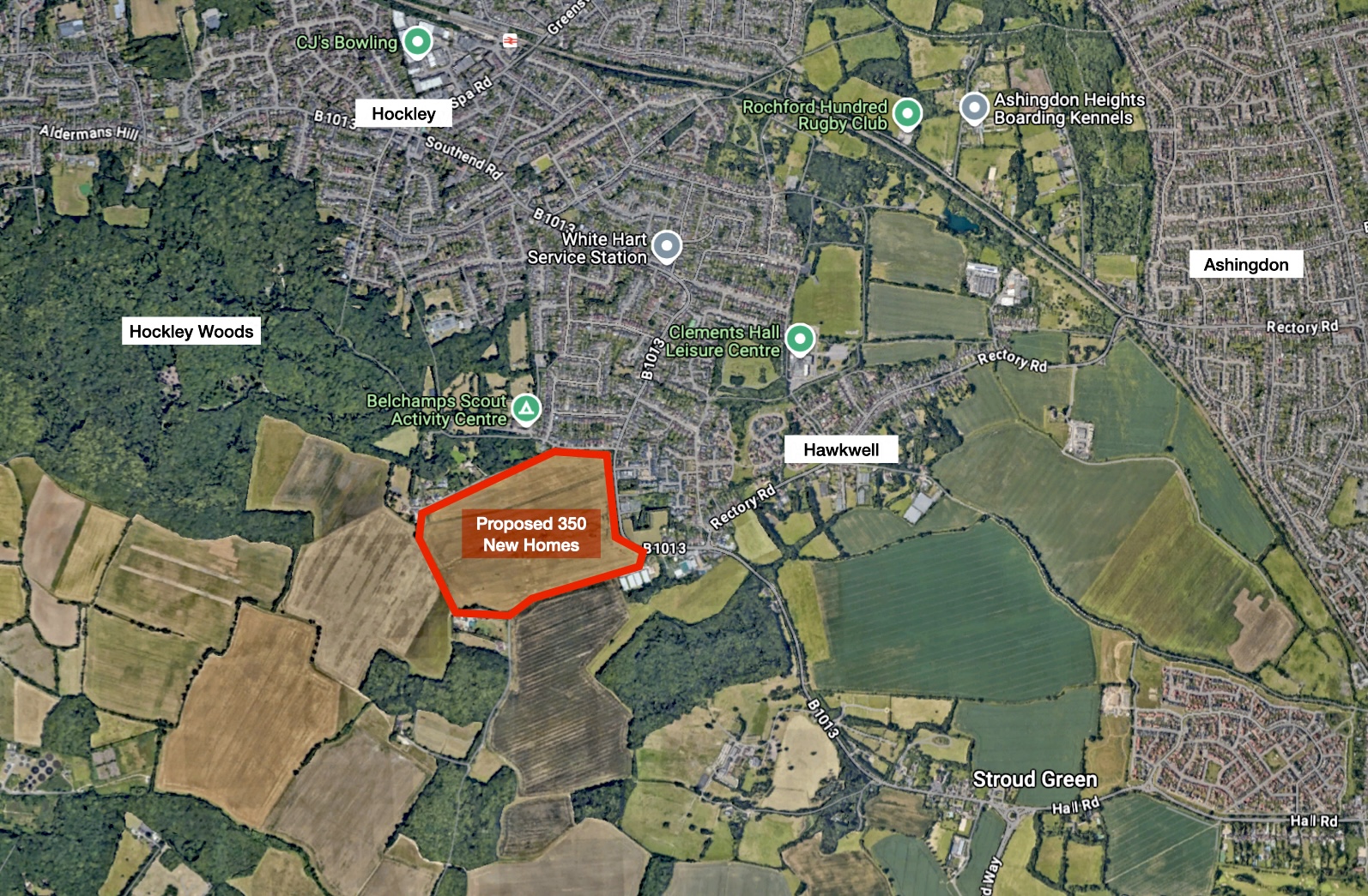 Fears grow over Rochford "turning into a city" as 350-home green belt ...