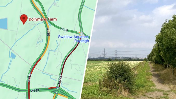 New plans for 1,300 homes on green belt land between Rayleigh & Wickford
